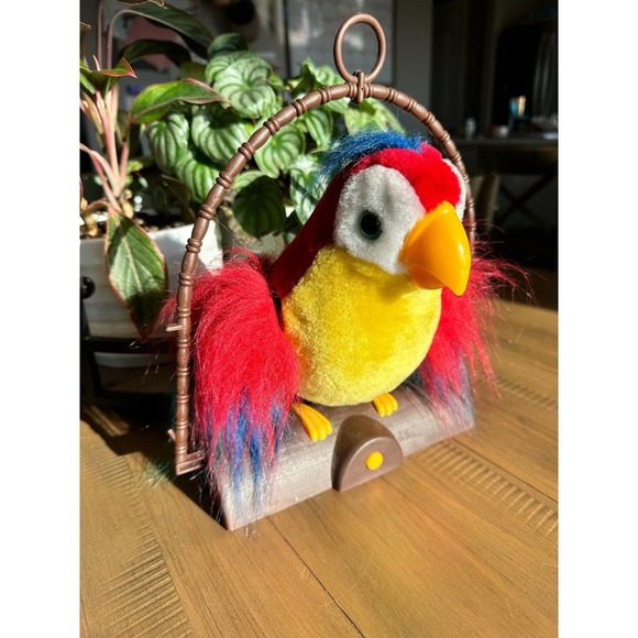 Gemmy | Toys | Vintage 991 Gemmy Pete The Repeat Talking Parrot On A ...